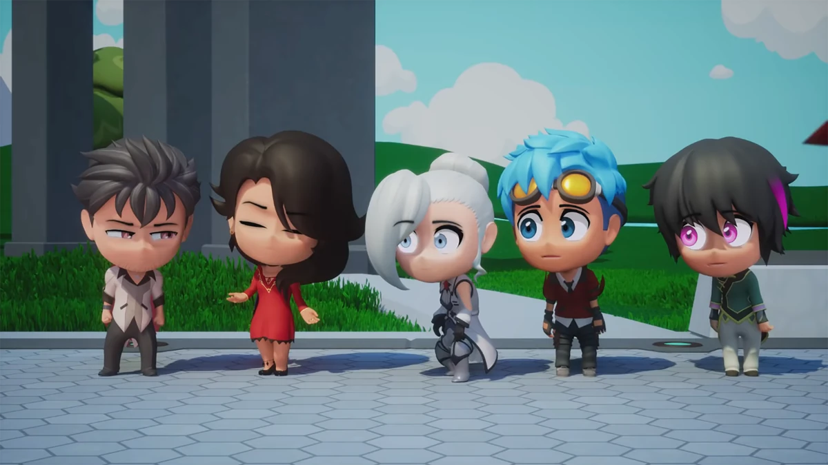 Cinder Fall/Image Gallery/RWBY Chibi/Neon Konbini | RWBY Wiki | Fandom
