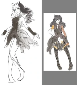 Rwby Blake Faunus Fan Art