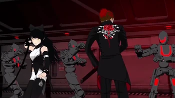 Blake and Adam vs. Atlesian Knight-130s | RWBY Wiki | Fandom
