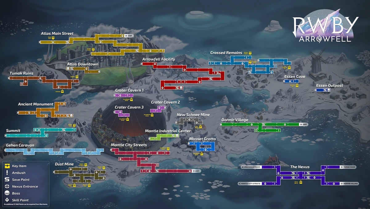 World Map | RWBY: Arrowfell Wiki | Fandom