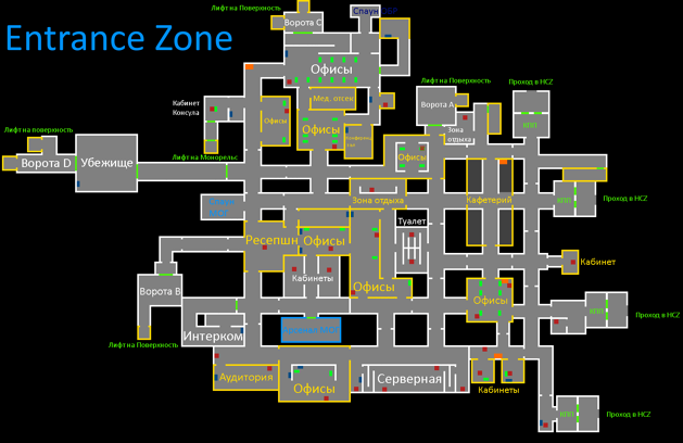 Карта комплекса | RxSend Breach вики | Fandom