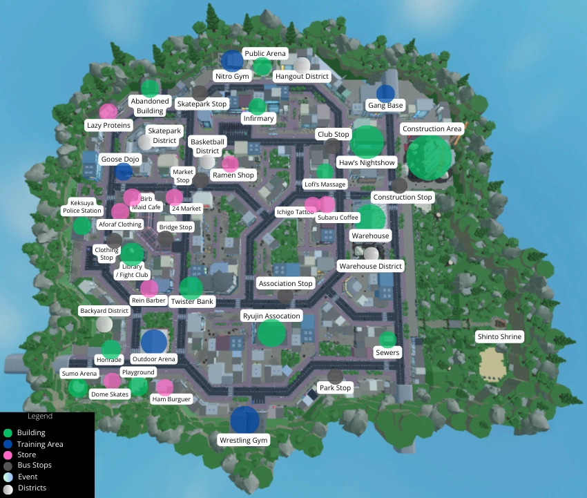 Locations | Ryujin Wiki | Fandom