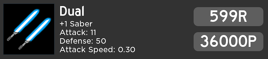 Dual | Saber Showdown Wiki | Fandom