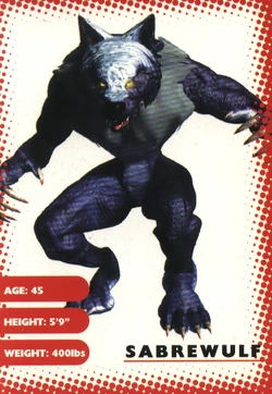 Sabrewulf Card | Wiki Sabrewulf | Fandom