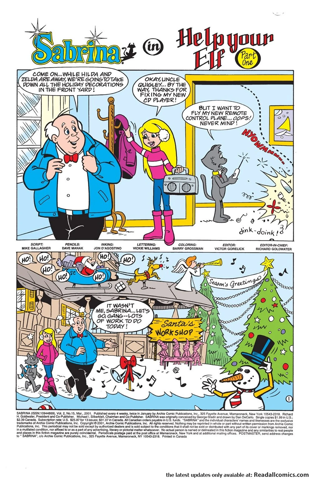 Sabrina the Animated Series comics/Issue 15 | Sabrina: The Animated ...