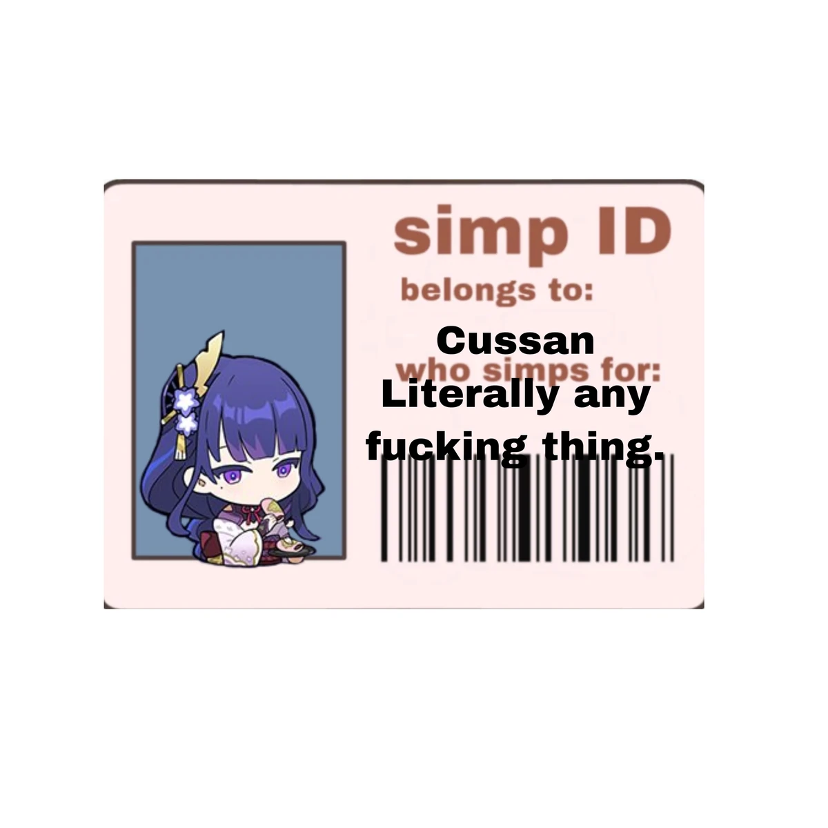 Simp (Cussan) | Sacrifice Da Simp Wiki | Fandom