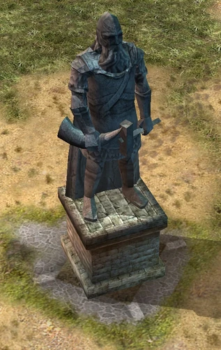Statue of Helm Hammerhand | Shadow and Flame Mod Wiki | Fandom