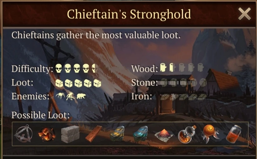 Chieftain's Stronghold | Saga Of Survival Wiki | Fandom