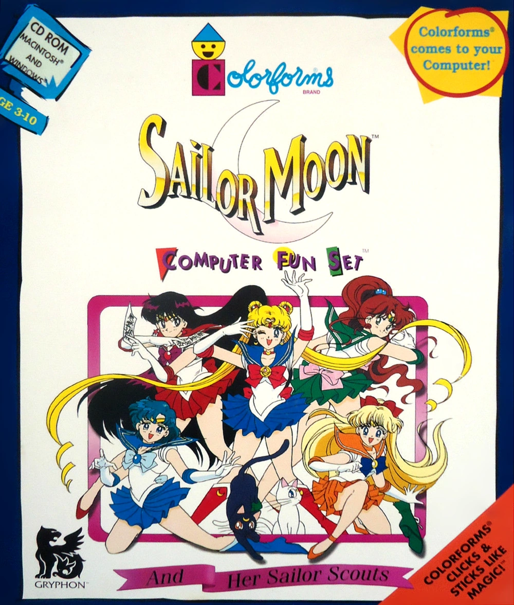 Sailor Moon and Her Sailor Scouts Computer Fun Set | Czarodziejka z ...