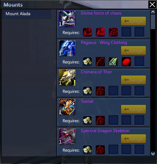 Mounts | Saint Seiya Reborn Wiki | Fandom