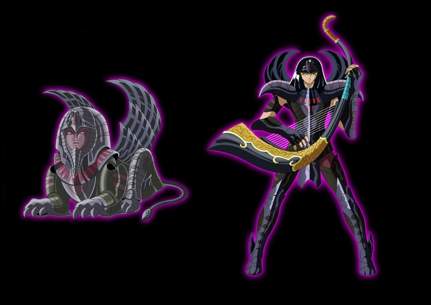 Sobrepeliz de Esfinge | Saint Seiya Wiki | Fandom