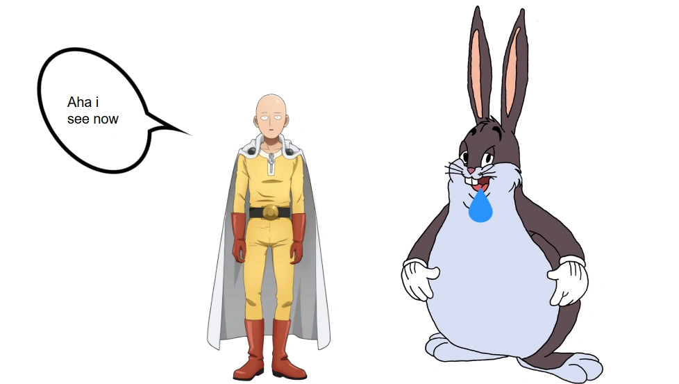 Saitama Vs. Big Chungus | Saitama Drip Blex Wiki | Fandom