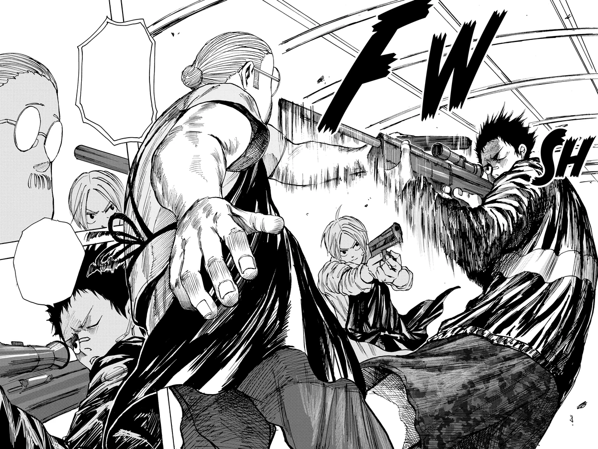 Sakamoto and Shin vs. Heisuke Mashimo | Sakamoto Days Wiki | Fandom