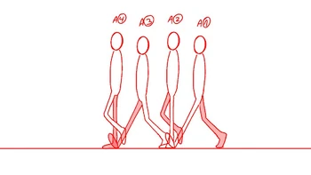 Walking Forward Animation Frames