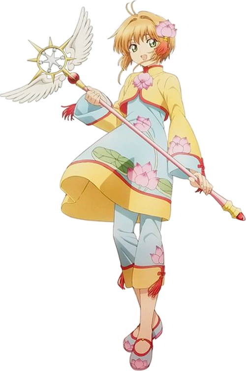 Traje Flor de Loto | Sakura Card Captors Wiki | Fandom