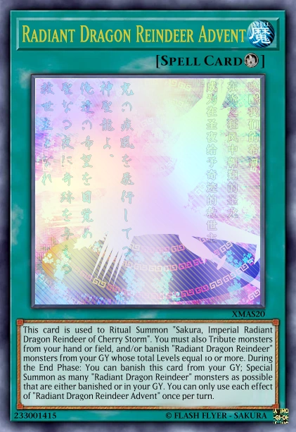 Radiant Dragon Reindeer Advent | Sakurapedia Wiki | Fandom