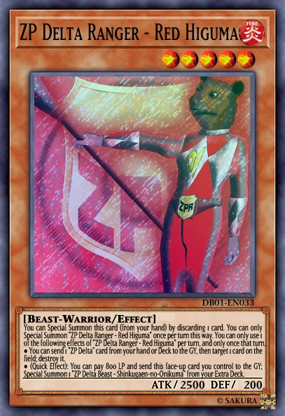 ZP Delta Ranger - Red Higuma | Sakurapedia Wiki | Fandom