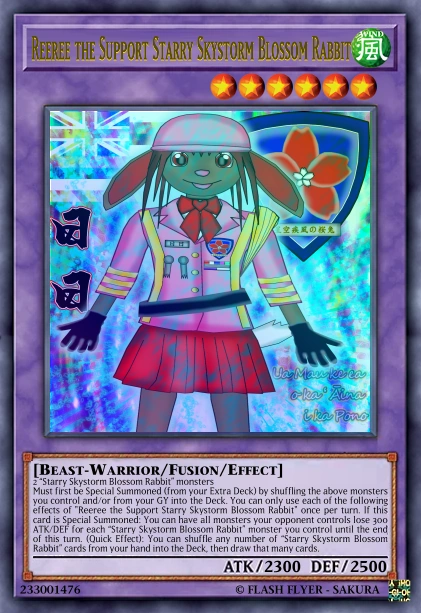 Reeree the Support Starry Skystorm Blossom Rabbit | Sakurapedia Wiki | Fandom