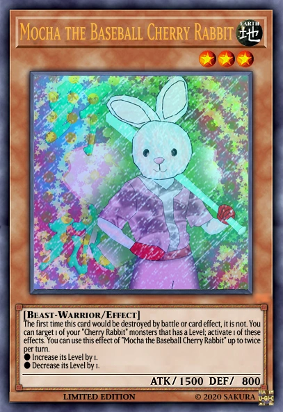 Mocha the Baseball Cherry Rabbit | Sakurapedia Wiki | Fandom