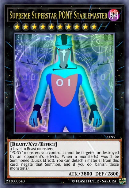 Supreme Superstar PONY Stablemaster | Sakurapedia Wiki | Fandom
