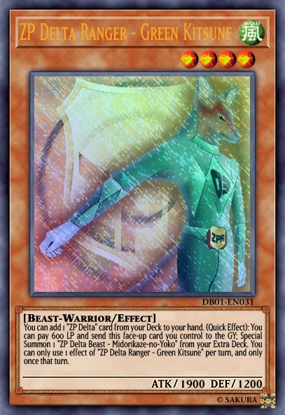 ZP Delta Ranger - Green Kitsune | Sakurapedia Wiki | Fandom