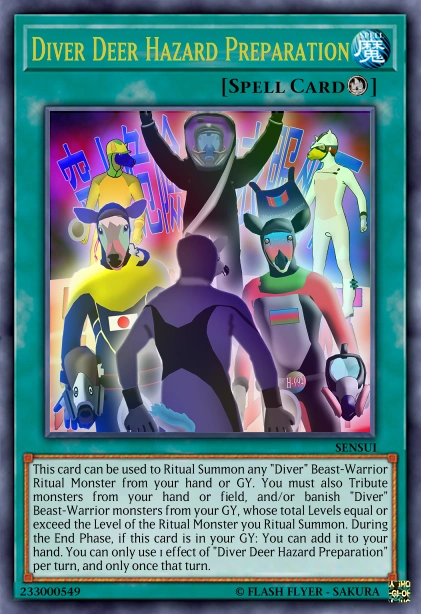 Diver Deer Hazard Preparation | Sakurapedia Wiki | Fandom