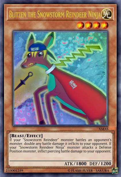 Blitzen the Snowstorm Reindeer Ninja | Sakurapedia Wiki | Fandom