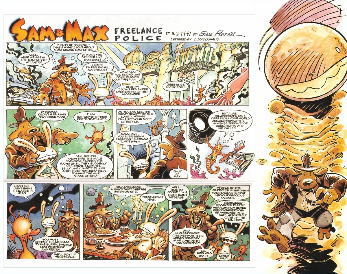 The Adventurer comics | Sam & Max Wiki | Fandom