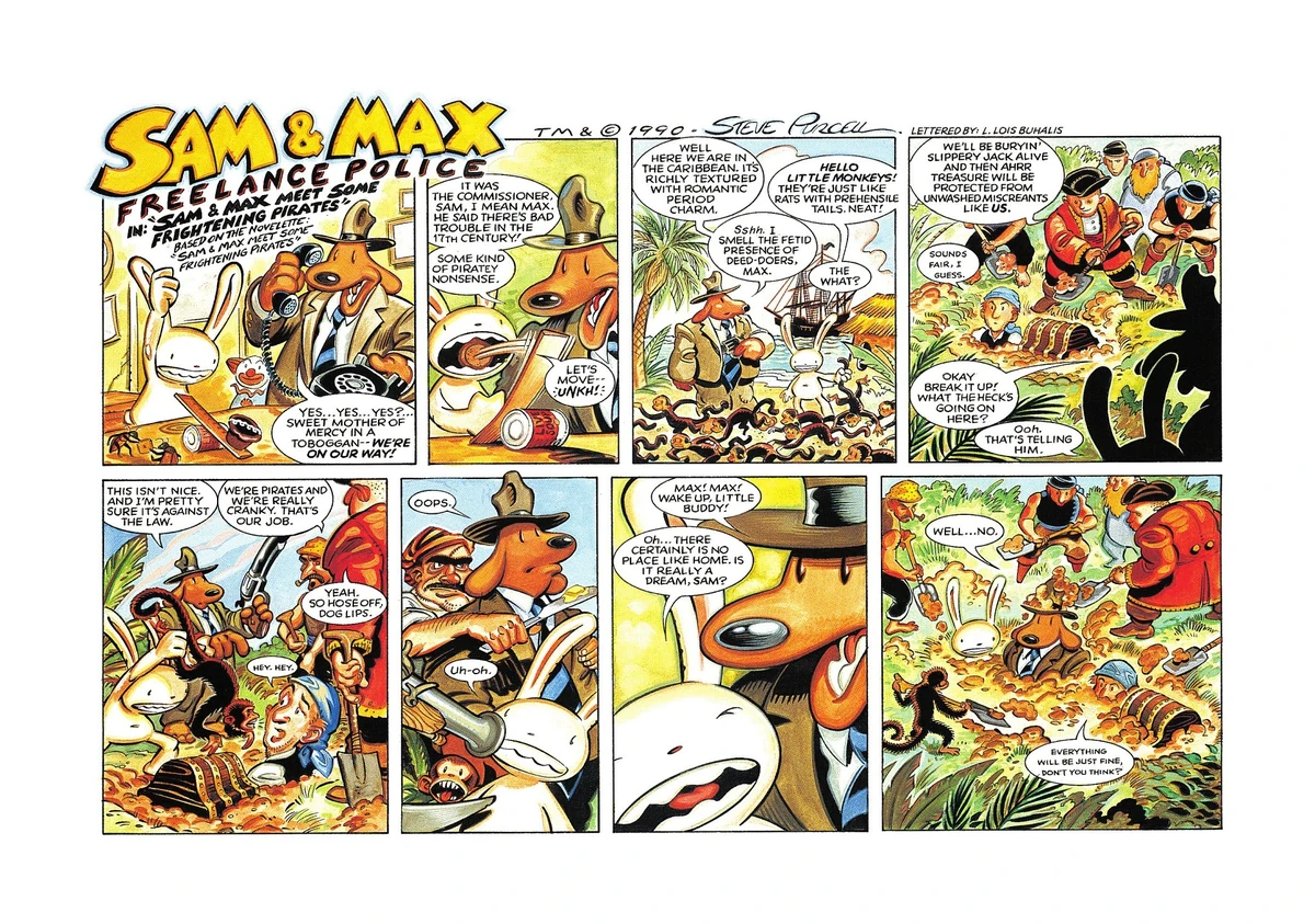 The Adventurer comics | Sam & Max Wiki | Fandom