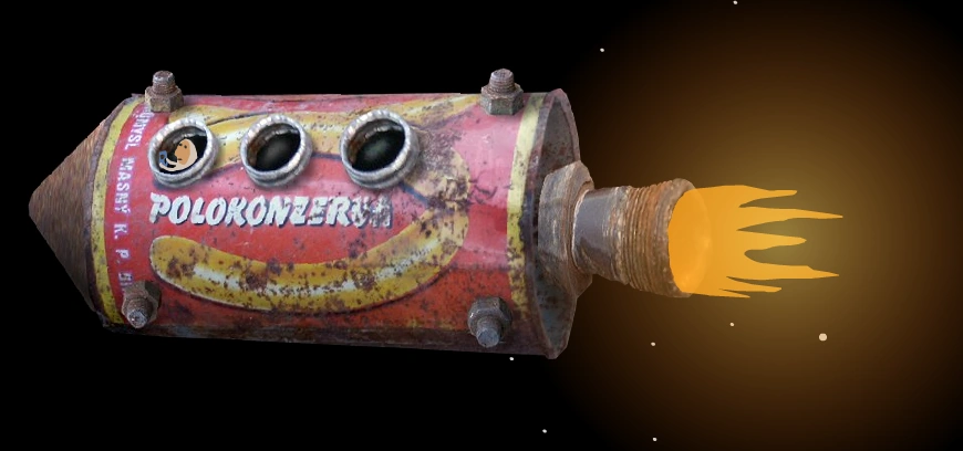 Polokonzerva Rocket | Samorost Wiki | Fandom