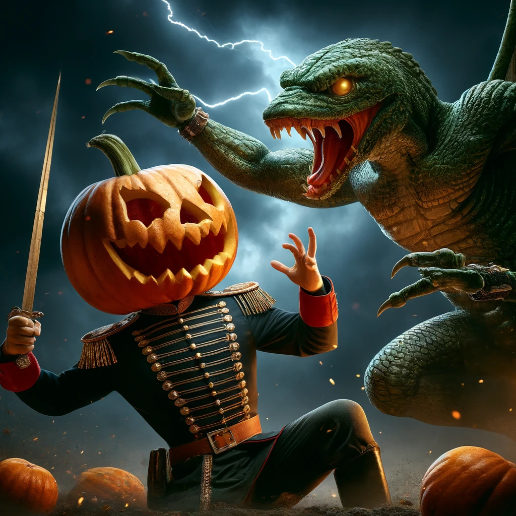 Reptillo-Pumpkin Wars | Samrandom Wiki | Fandom