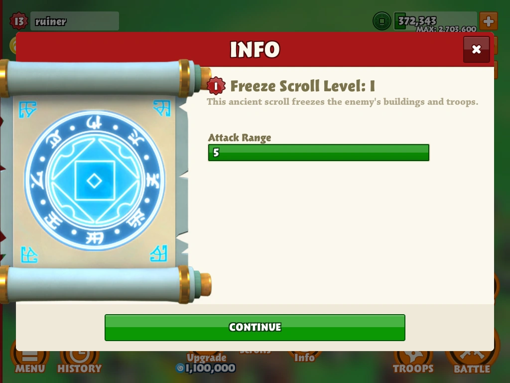 Freeze Scroll | Samurai Siege Wiki | Fandom