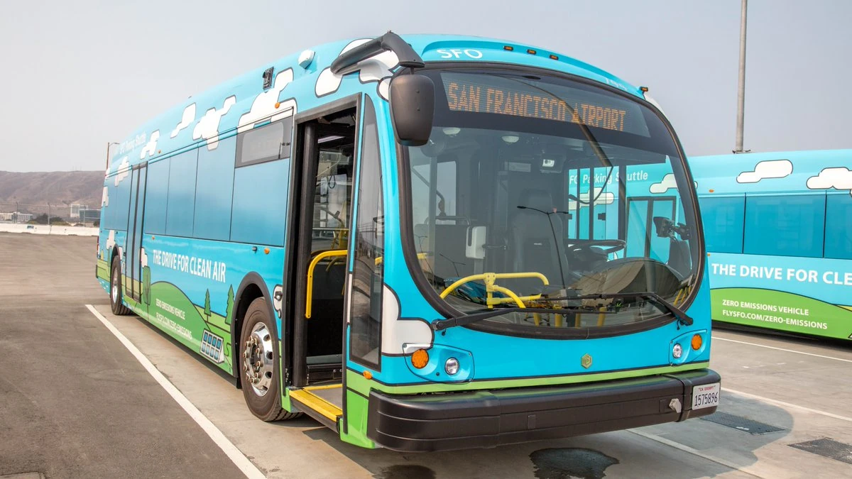 Sfo Electric Buses | San francisco international airport Wiki | Fandom