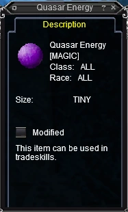 Quasar Energy | Sanctuary EQ Wiki | Fandom