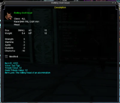 Rotting Wolf Head | Sanctuary EQ Wiki | Fandom