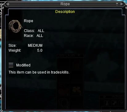 Rope | Sanctuary EQ Wiki | Fandom