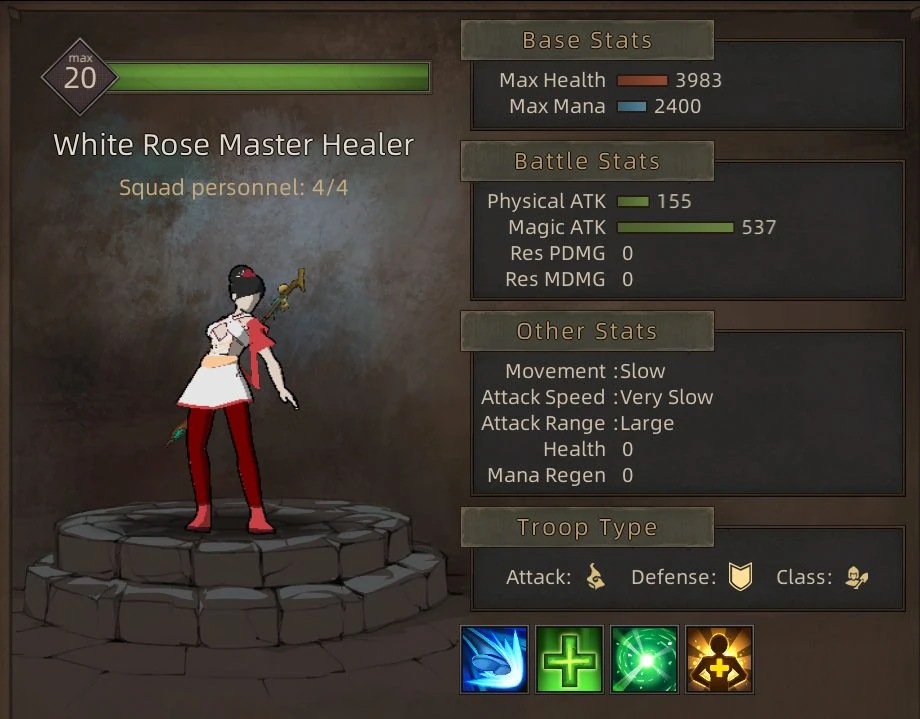 White Rose Master Healer | Sands of Salzaar Wiki | Fandom