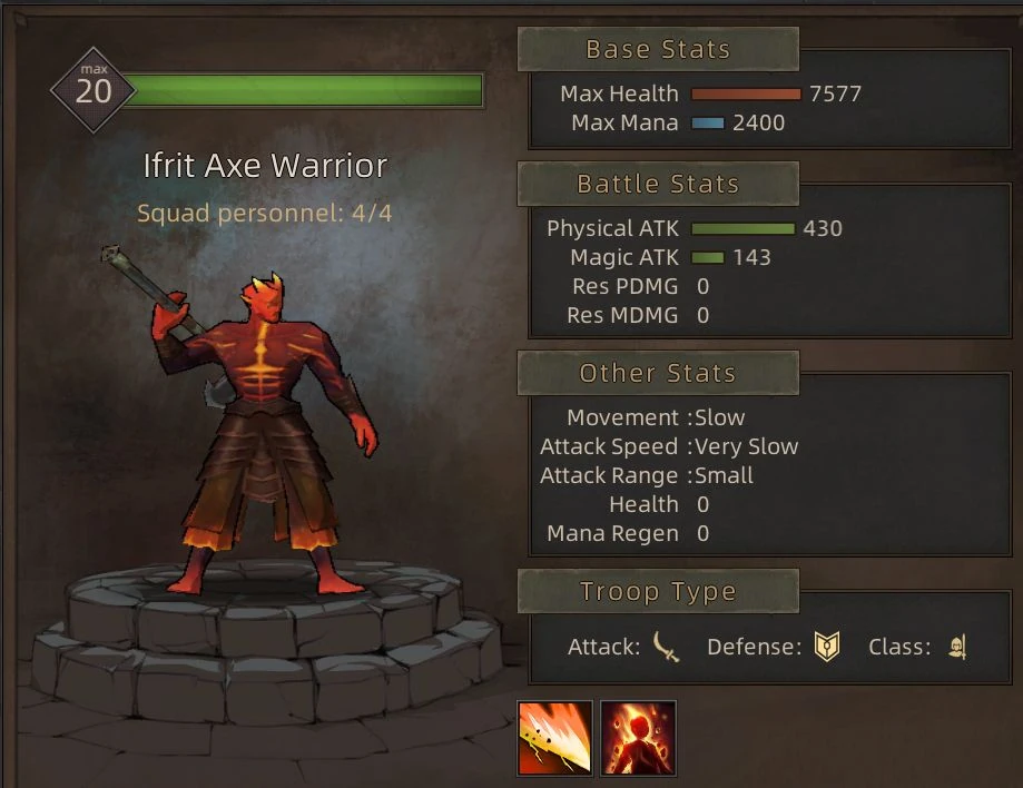 Ifrit Axe Warrior | Sands of Salzaar Wiki | Fandom