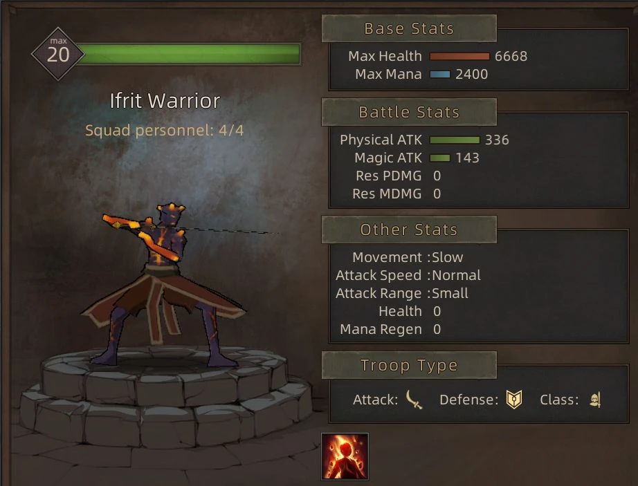Ifrit Warrior | Sands of Salzaar Wiki | Fandom