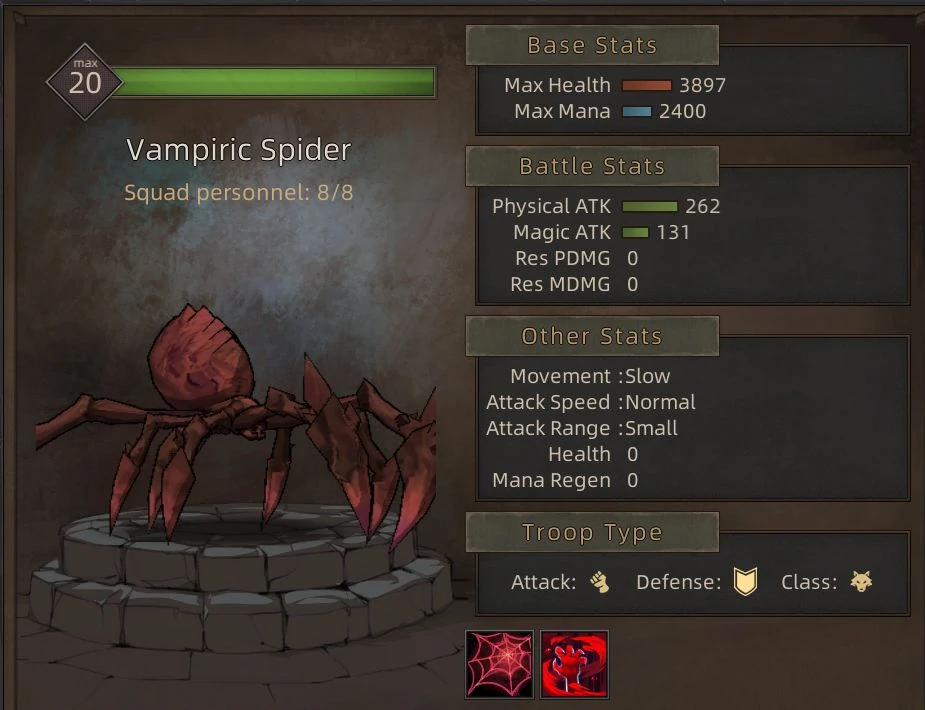 Vampiric Spider | Sands of Salzaar Wiki | Fandom