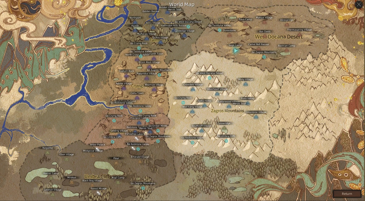 Locations | Sands of Salzaar Wiki | Fandom