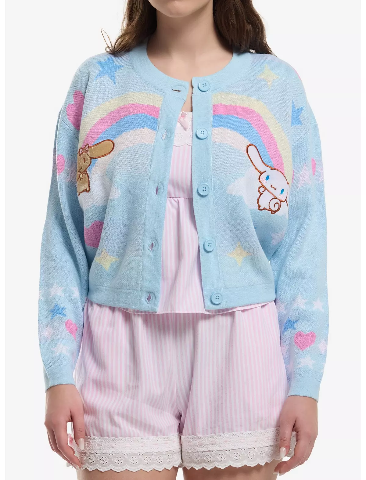 Cinnamoroll & Mocha Pastel Cardigan | Sanrio Merch Wiki | Fandom