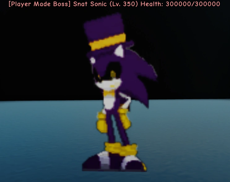 (PLAYER MADE BOSS) snat sonic | Sans AU battle Wiki | Fandom