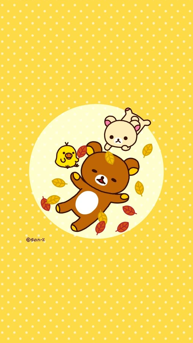 Rilakkuma Images/Fall Leaves | San-X Wiki | Fandom