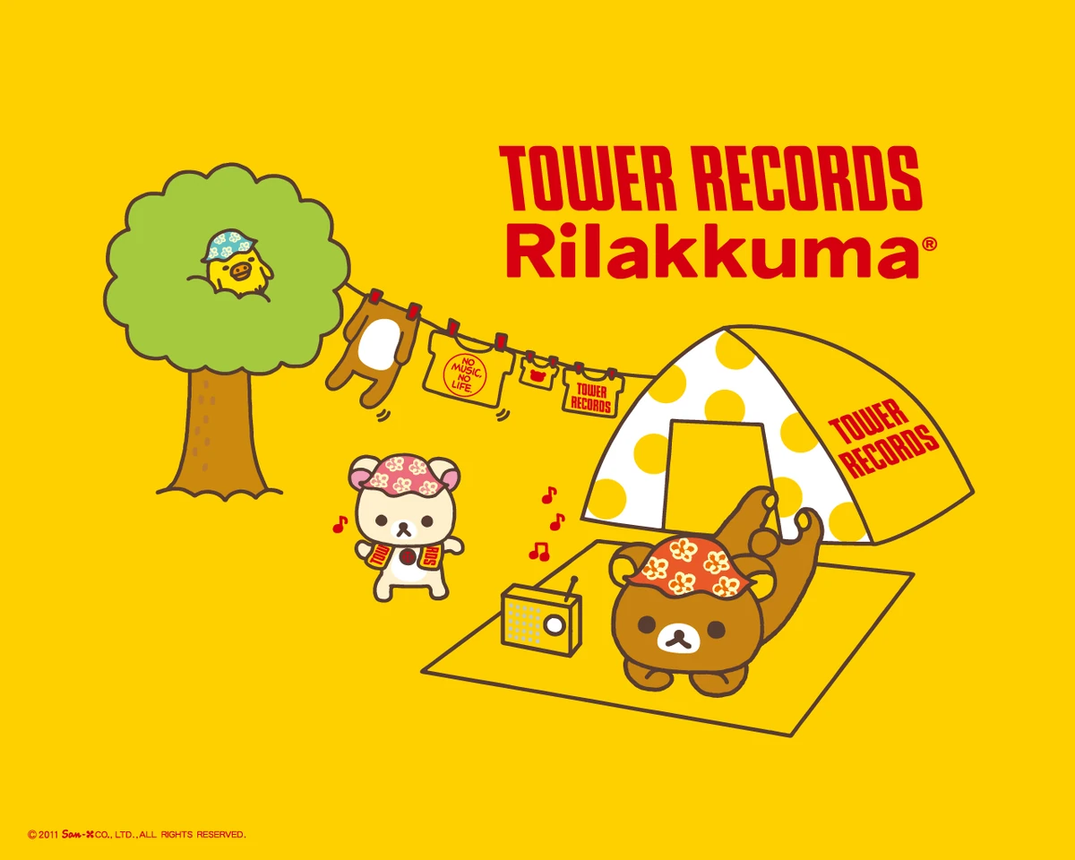 Rilakkuma x Tower Records | San-X Wiki | Fandom