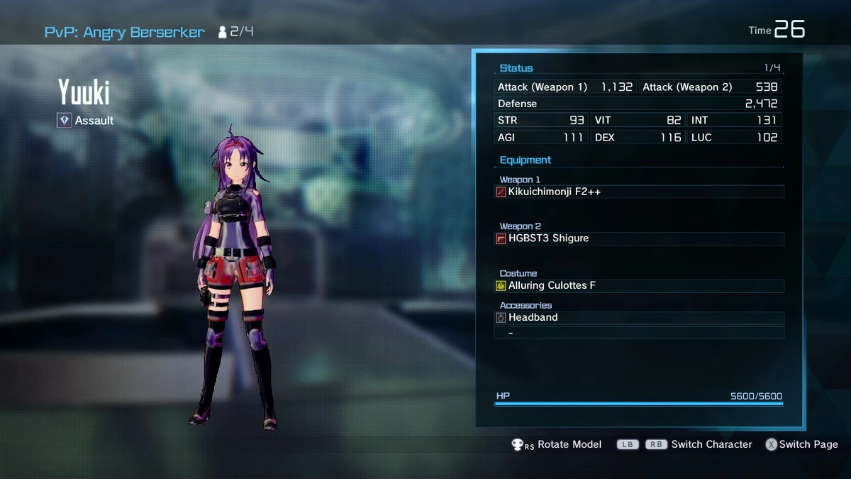 Yuuki | Sword Art Online : Fatal Bullet (Hero Mode PvP Info) Wiki | Fandom
