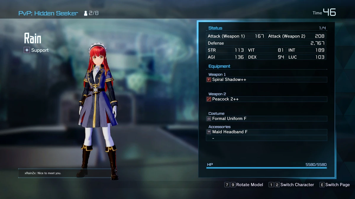 Rain | Sword Art Online : Fatal Bullet (Hero Mode PvP Info) Wiki | Fandom