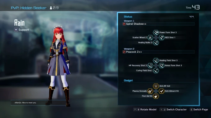 Rain | Sword Art Online : Fatal Bullet (Hero Mode PvP Info) Wiki | Fandom