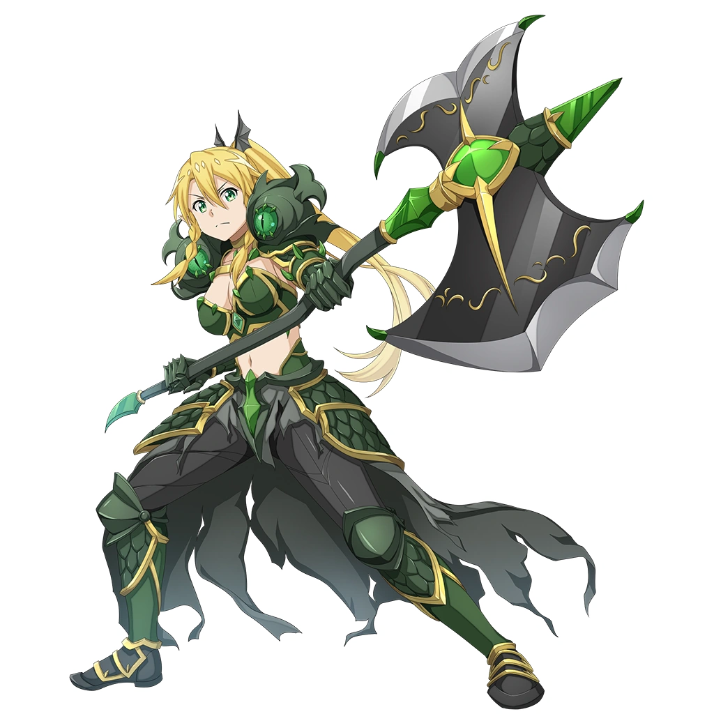 (Powerful Green Dragon Armor) Leafa - Sword Art Online: Integral Factor ...