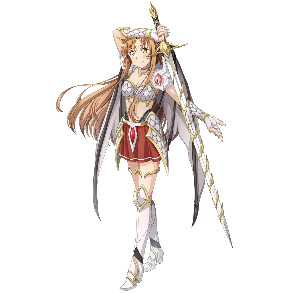 (Charming White Dragon Armor) Asuna - Sword Art Online: Integral Factor ...